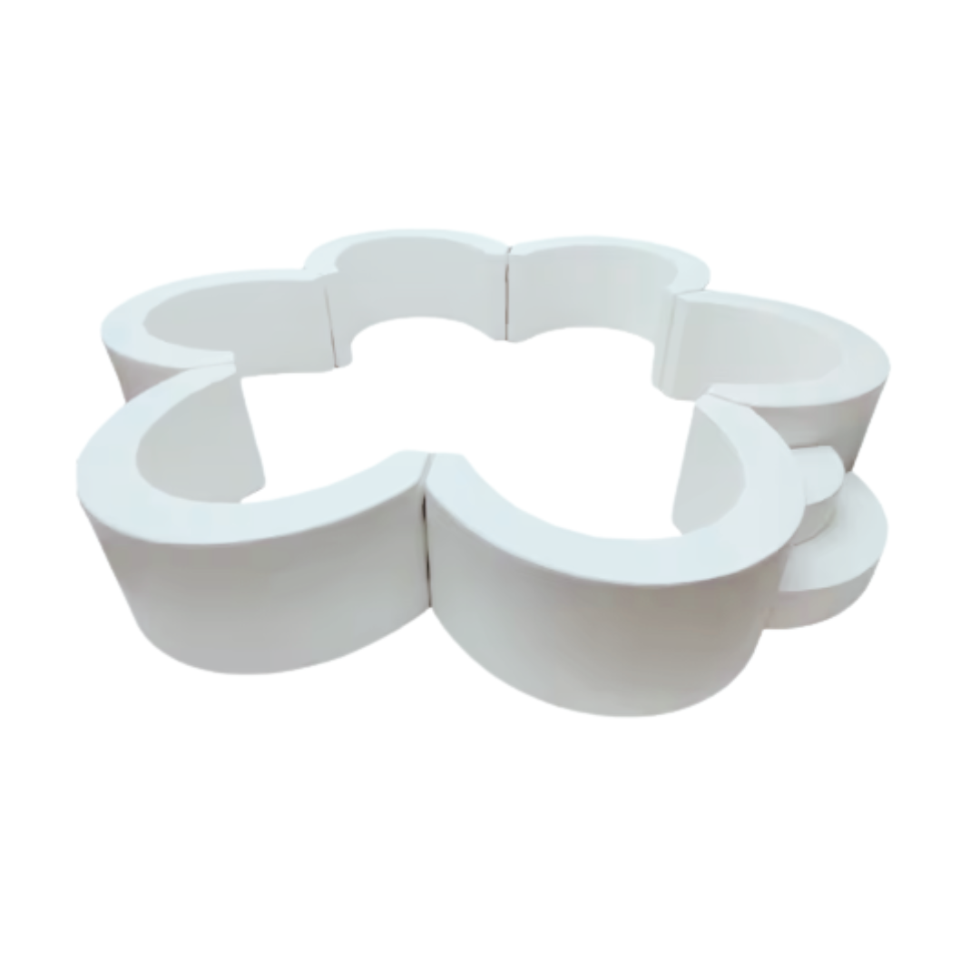 Luxe White Flower Ball Pit - PIXIE Soft Play